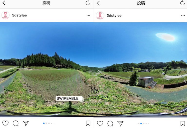 最先端のSNS映え！FacebookとInstagramに360度写真を投稿する方法 | Spacely Tips